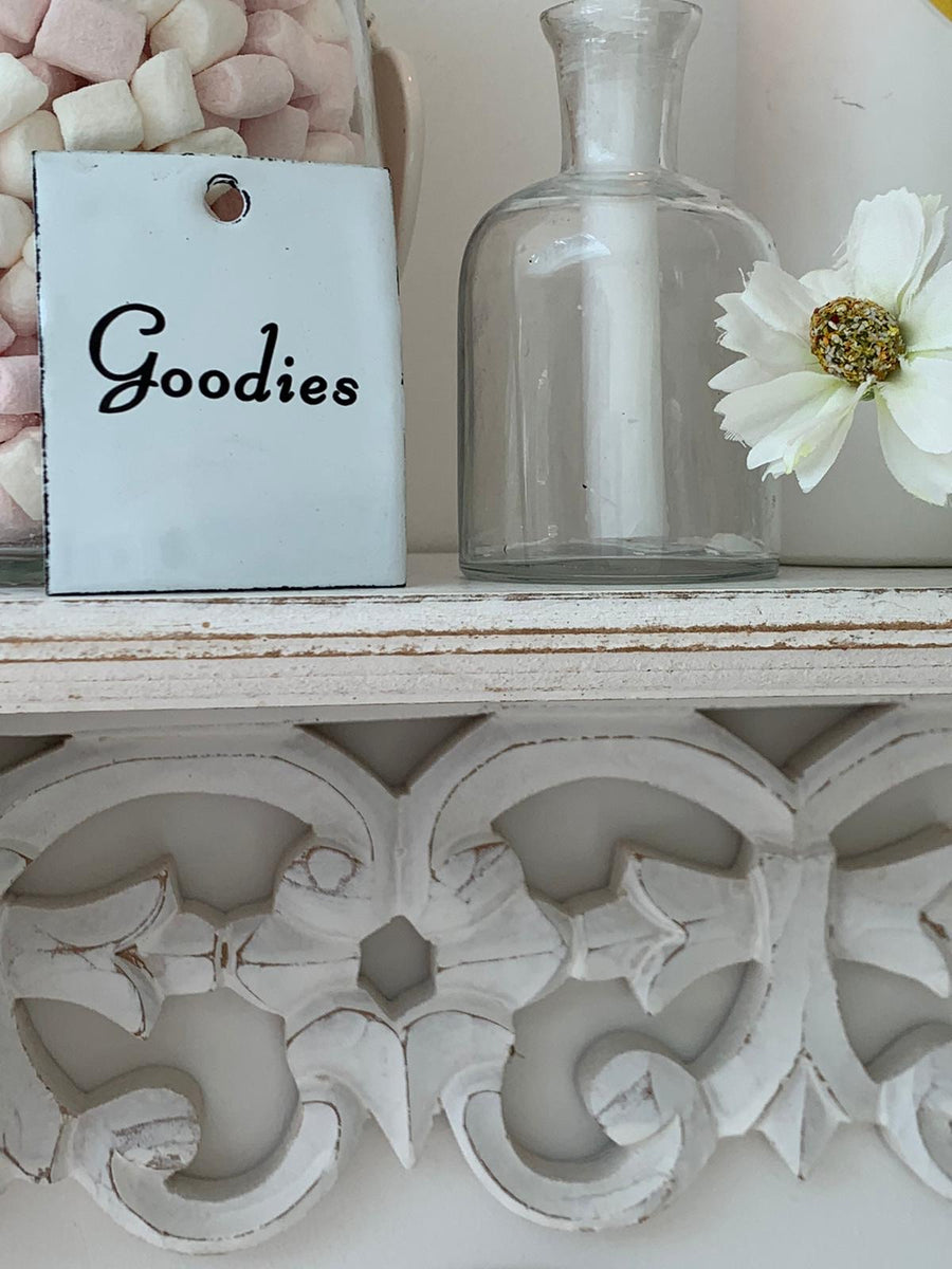 Goodies enamel sign – Brambly Homes